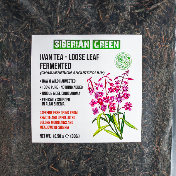 Ivan Tea Loose Leaf with Black Currant – Fermented Herbal Tea ...