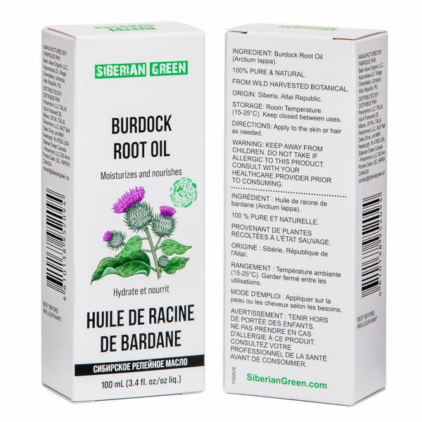 Burdock Root Oil - Nourish Hair, Skin & Body Naturally - Siberian Green ...