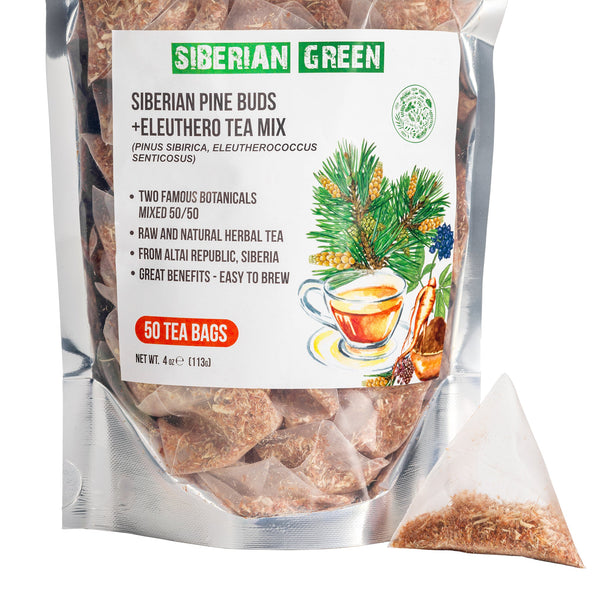 Eleuthero and Pine Buds Tea – Natural Aussie Boost - Siberian Green ...