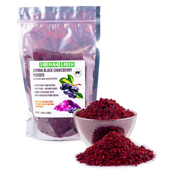 Aronia Black Chokeberry Powder – Pure Superfood for Health - Siberian ...