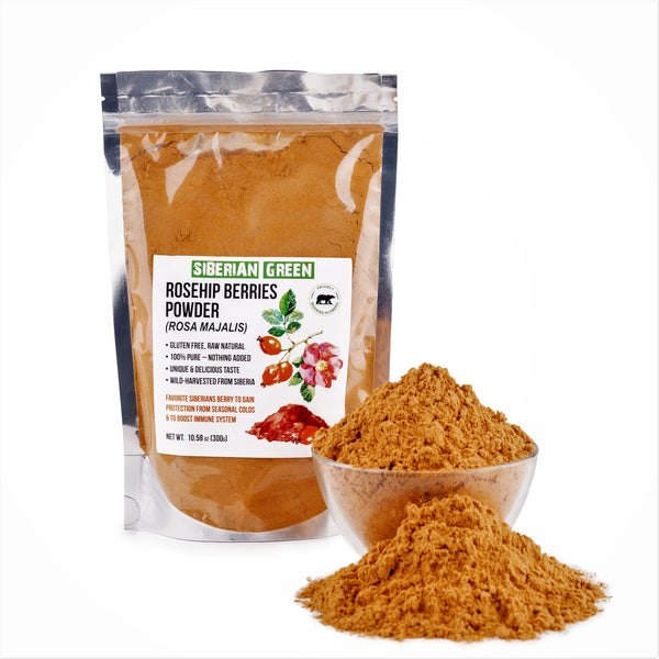 Rosehip Powder 300g - Premium Siberian Rosehip Tea Flour - Siberian ...